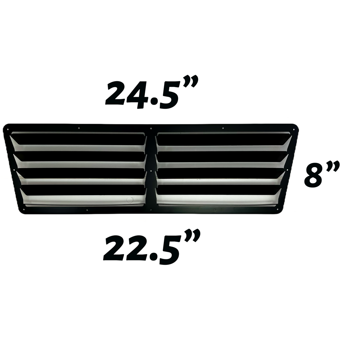 Universal Hood Louver - Center Mount – Spiked Performance