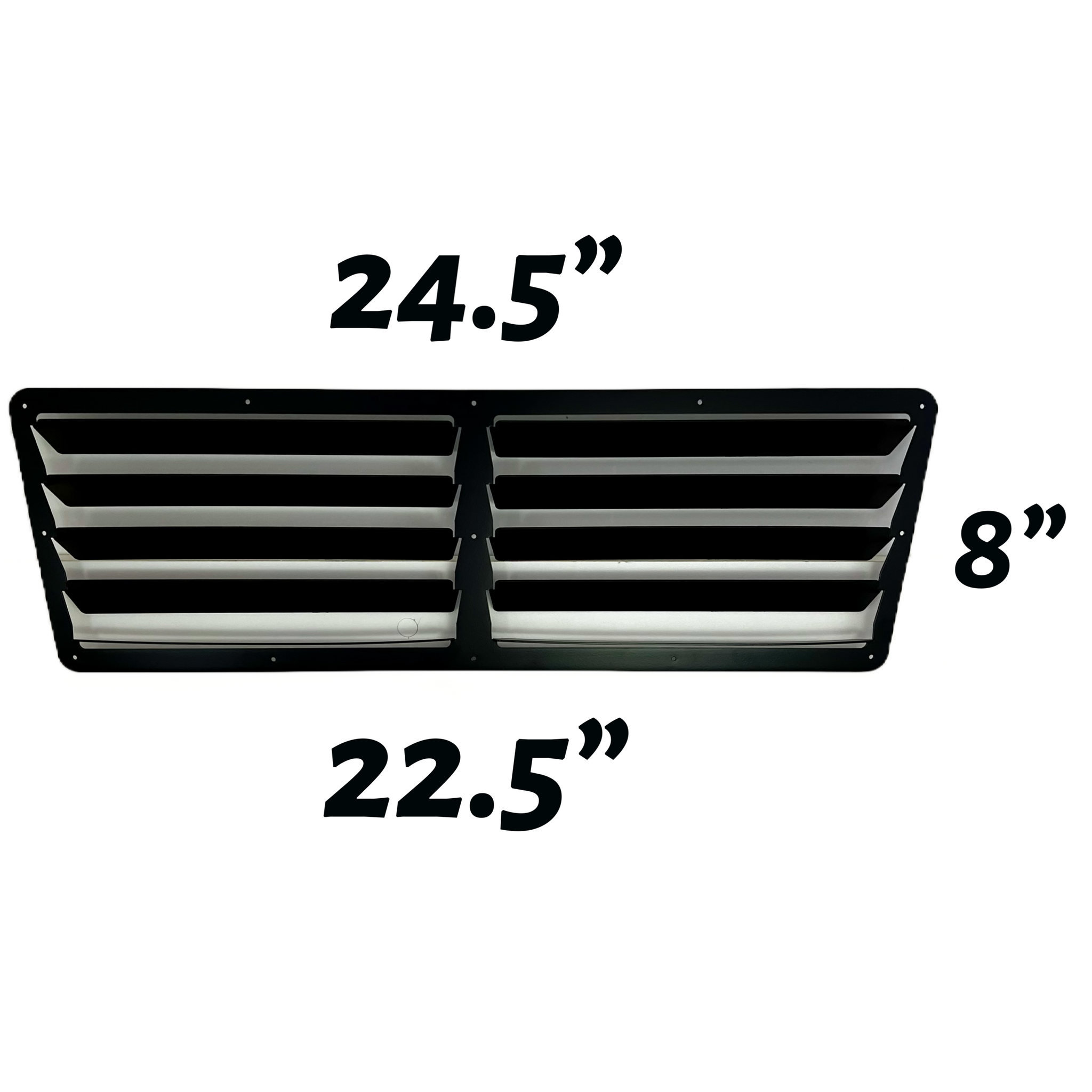 Universal Hood Louver - Center Mount – Spiked Performance