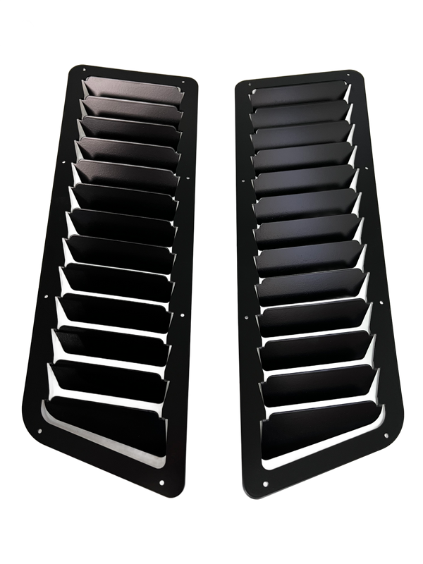 Universal Hood Louvers (Angled) 6x16.7" – Spiked Performance