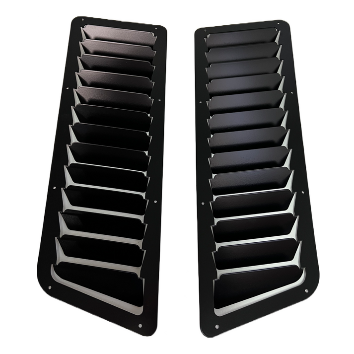 Universal Hood Louvers (Angled) 6x16.7" – Spiked Performance