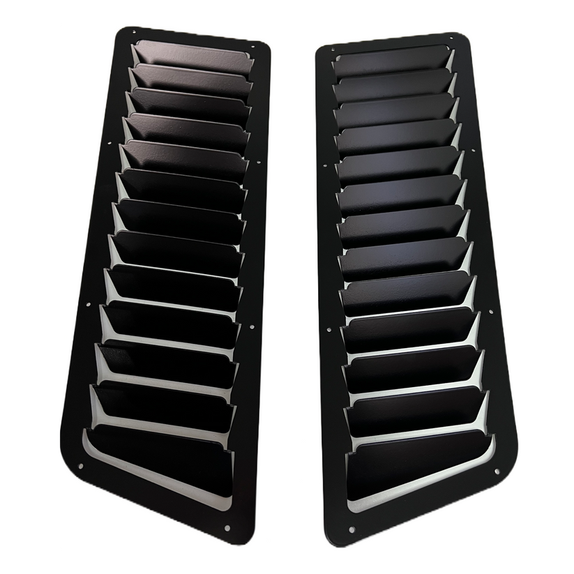 Universal Hood Louvers (Angled) 6x16.7" – Spiked Performance